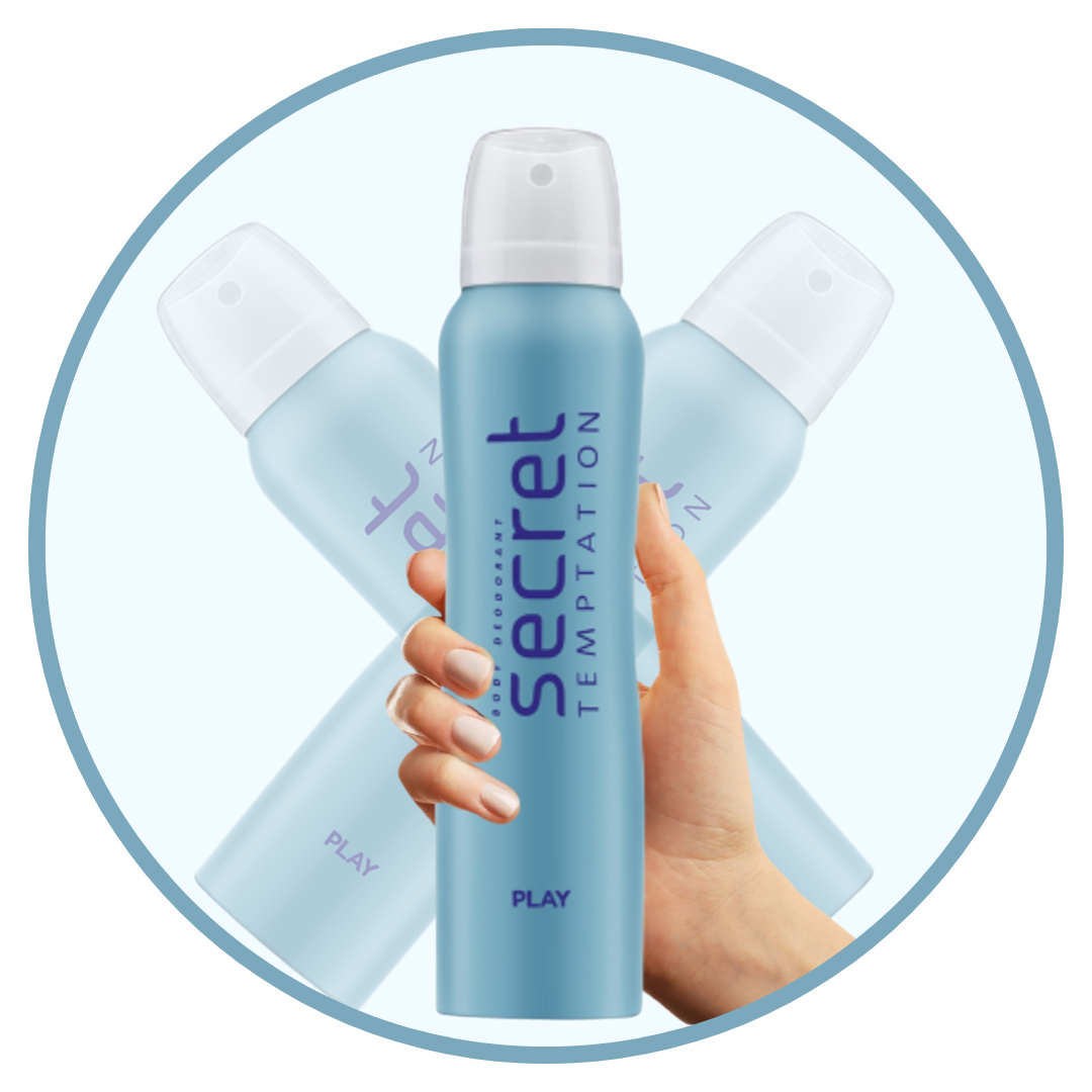 Play Deodorant 150ml | Body Spray for Women | Secret Temptation