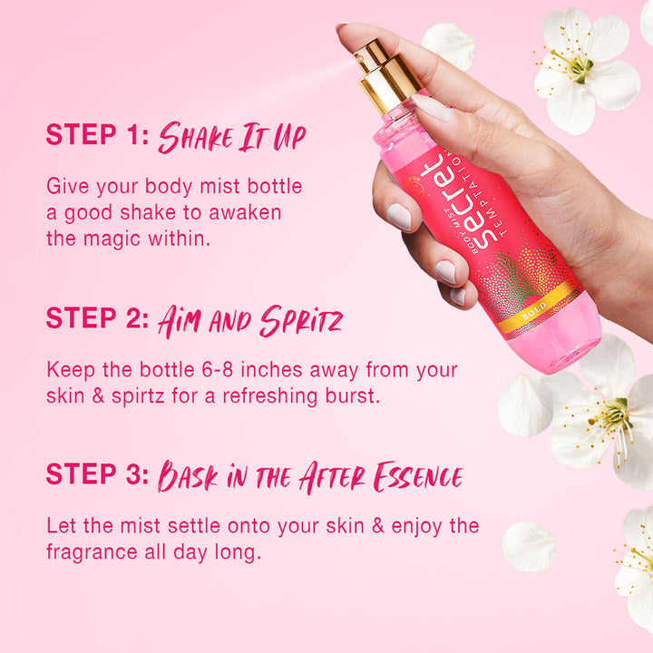 Body Mist Spray for Women | Secret Temptation
